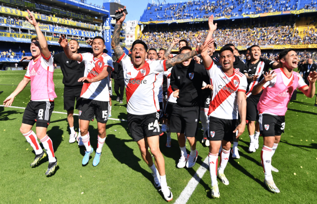 La impresionante marca que consiguió River jugando en La Bombonera ...