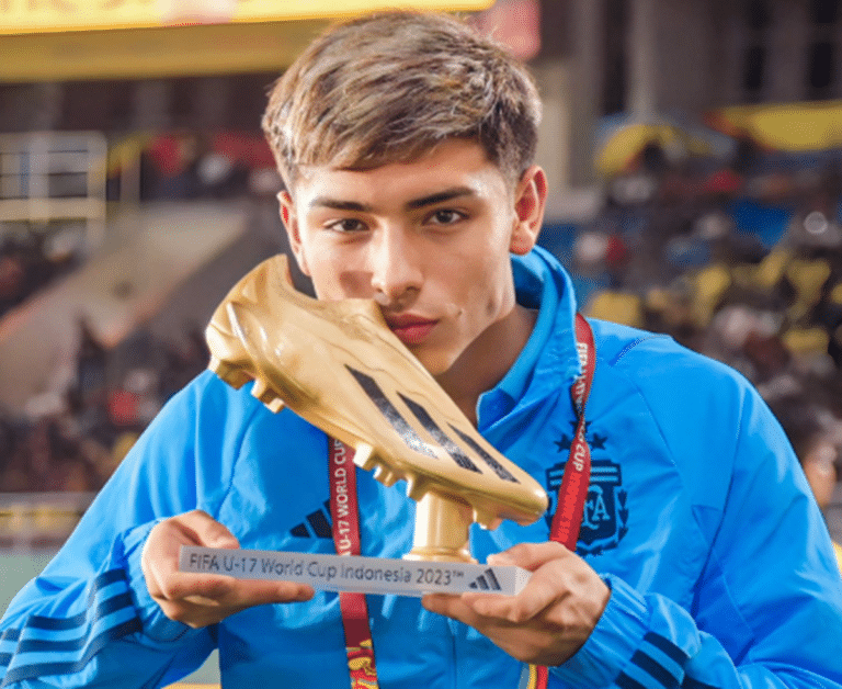 Agustín Ruberto se quedó con la Bota de Oro del Mundial Sub 17 y llegó ...